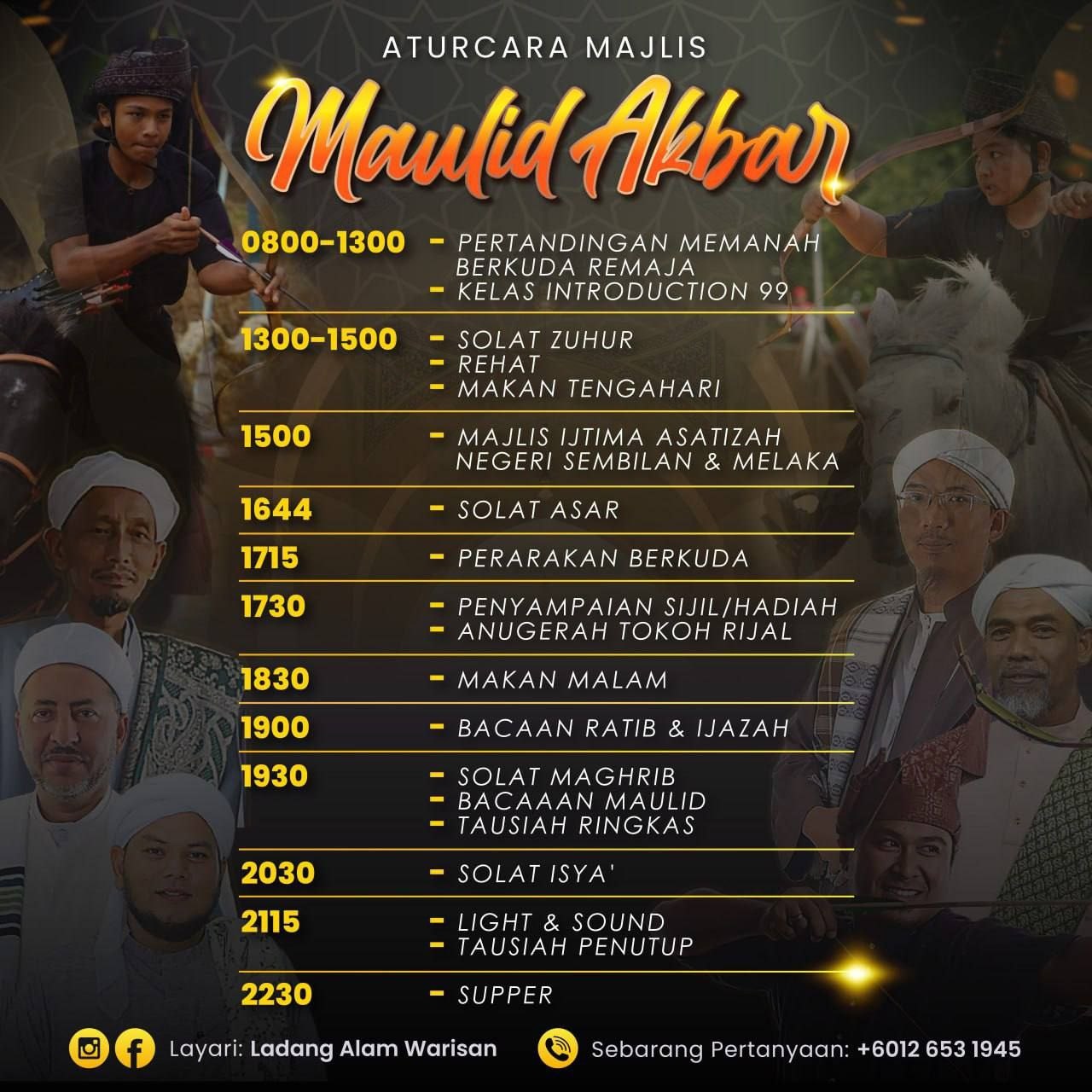 Maulid Akbar Bersama Alam Warisan Melayu | Yayasan Al-Jenderami